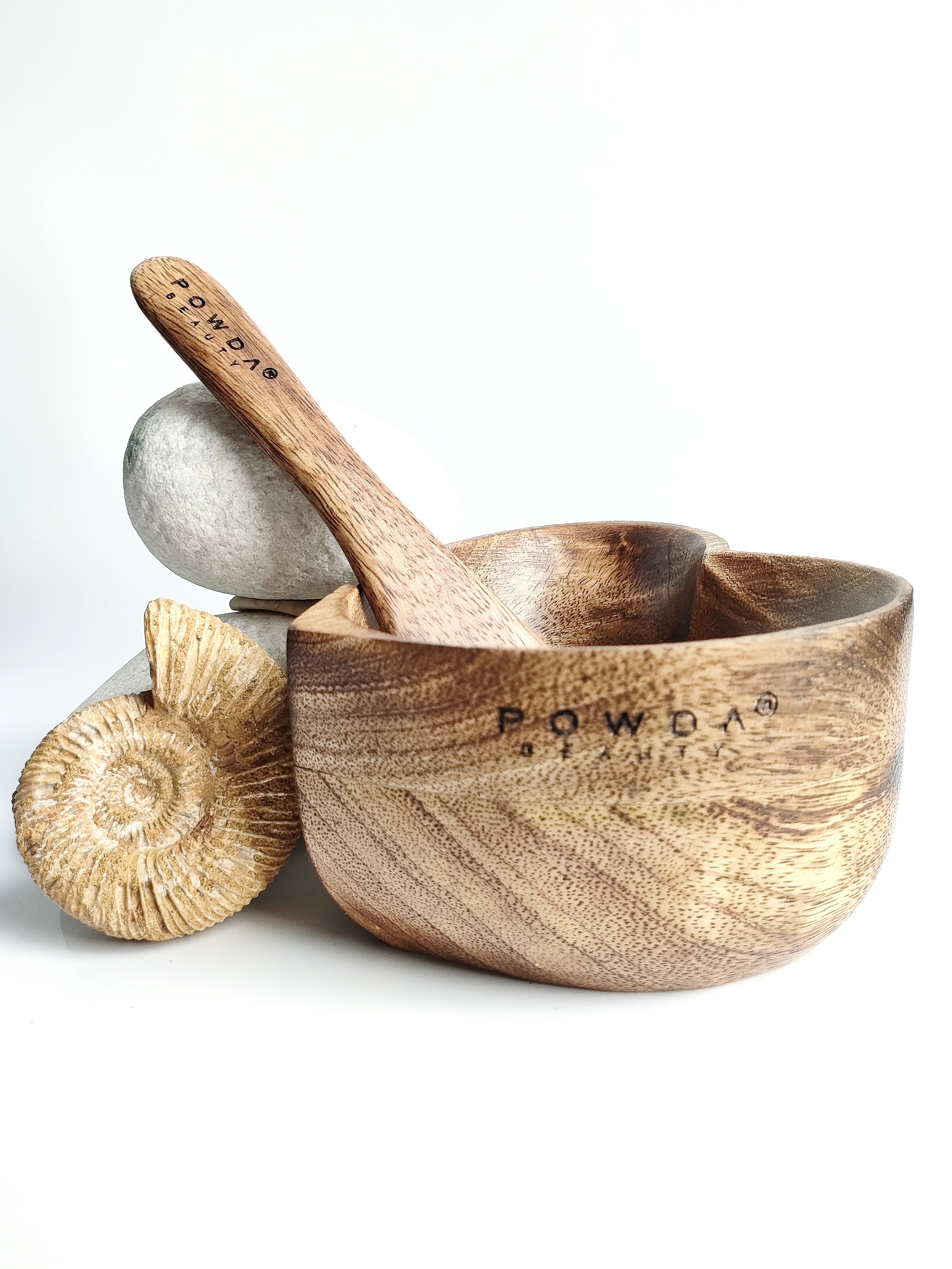 Wooden Bowl & Spatula Kit – POWDA BEAUTY